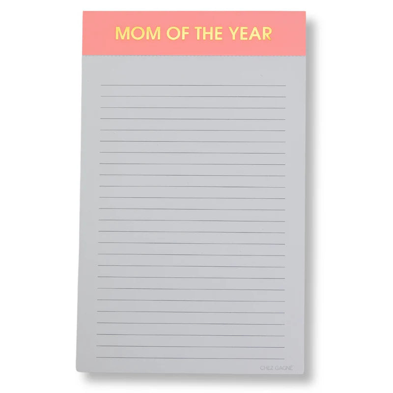 Mom Of The Year Notepad – Scarpa Alta