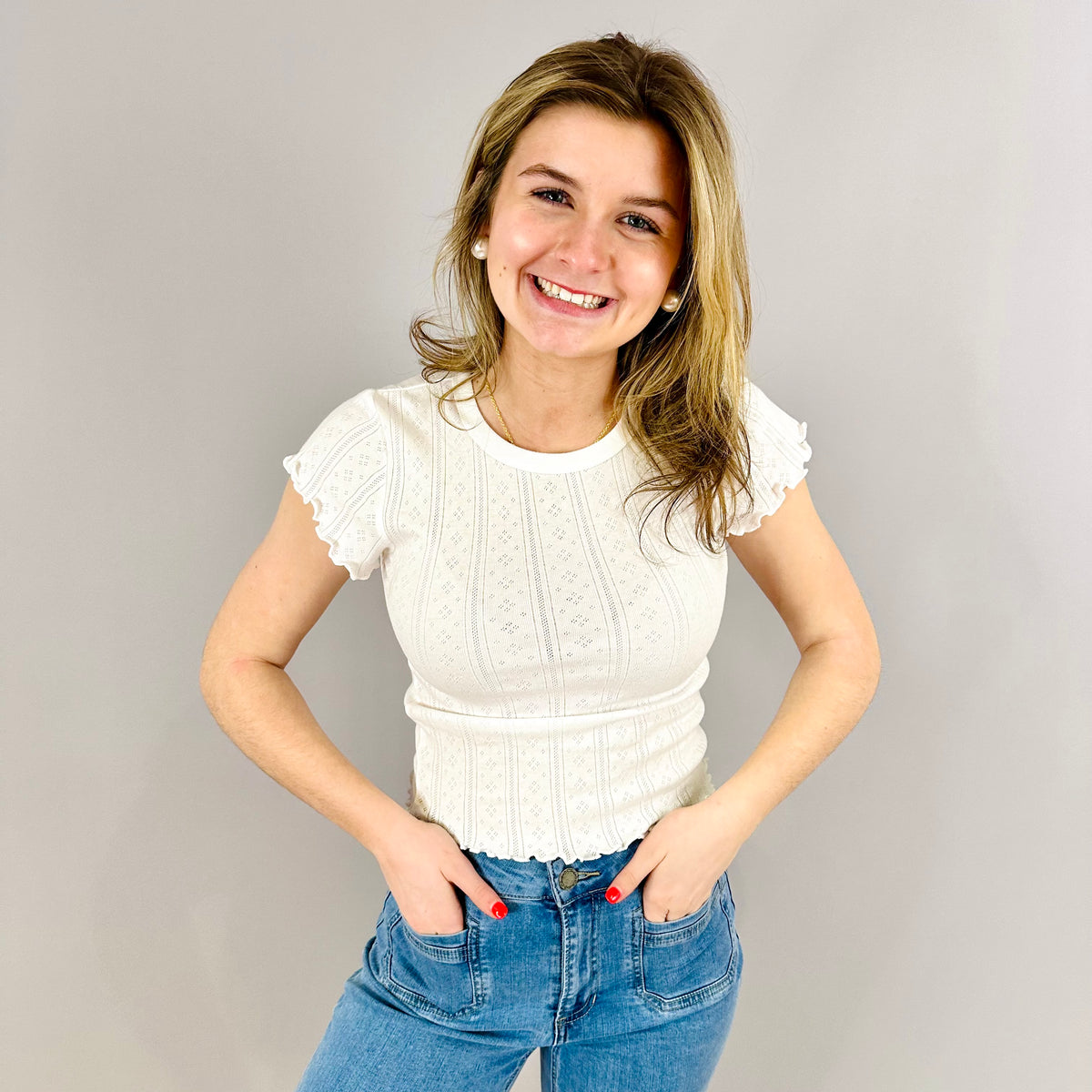 Lily Baby Tee White Hot – Scarpa Alta