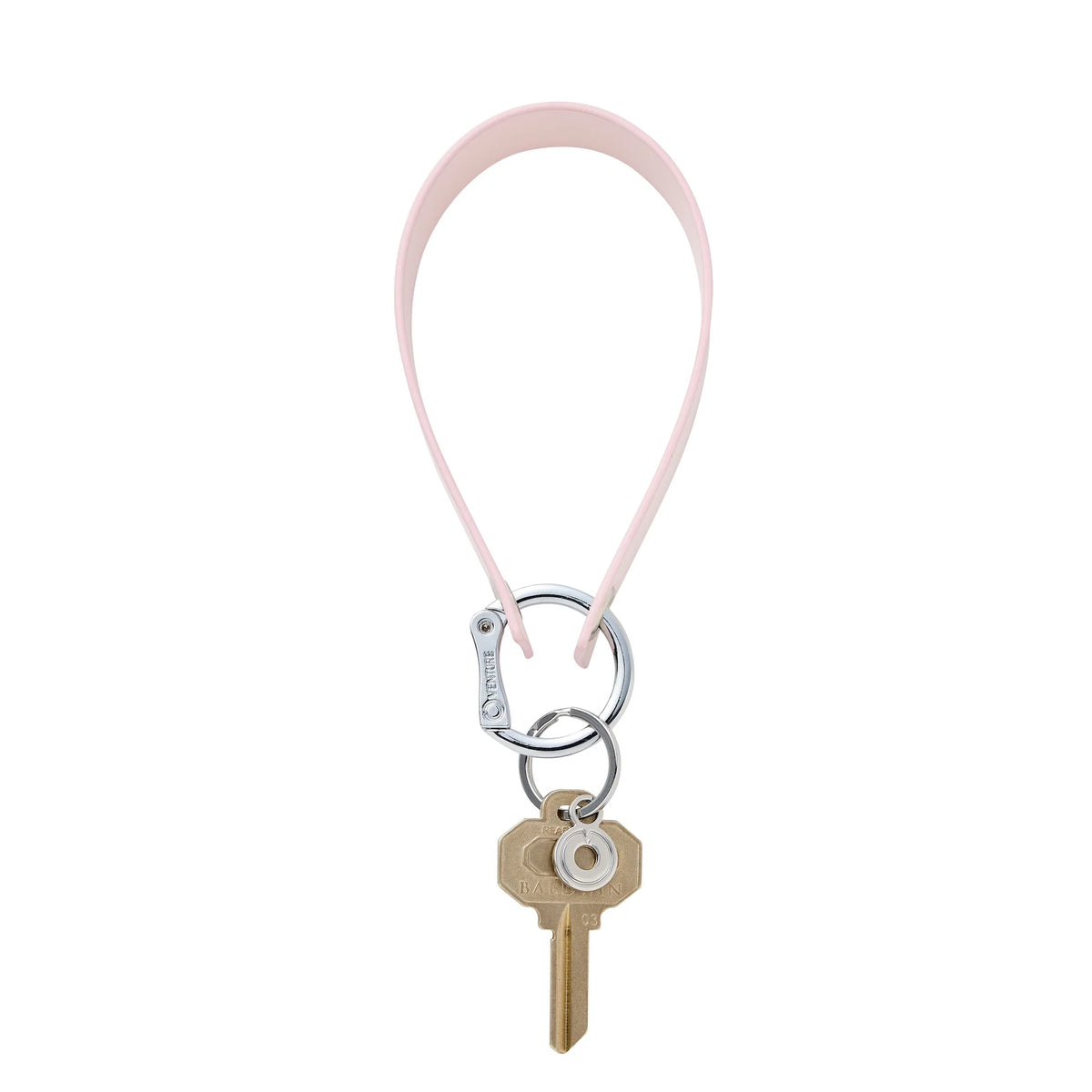 Pink Leather Loop Wristlet Keychain – Scarpa Alta