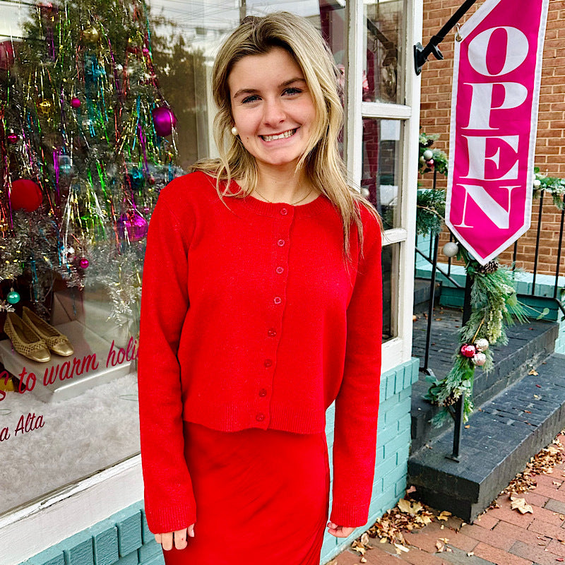 Outlook Cardigan Haute Red – Scarpa Alta