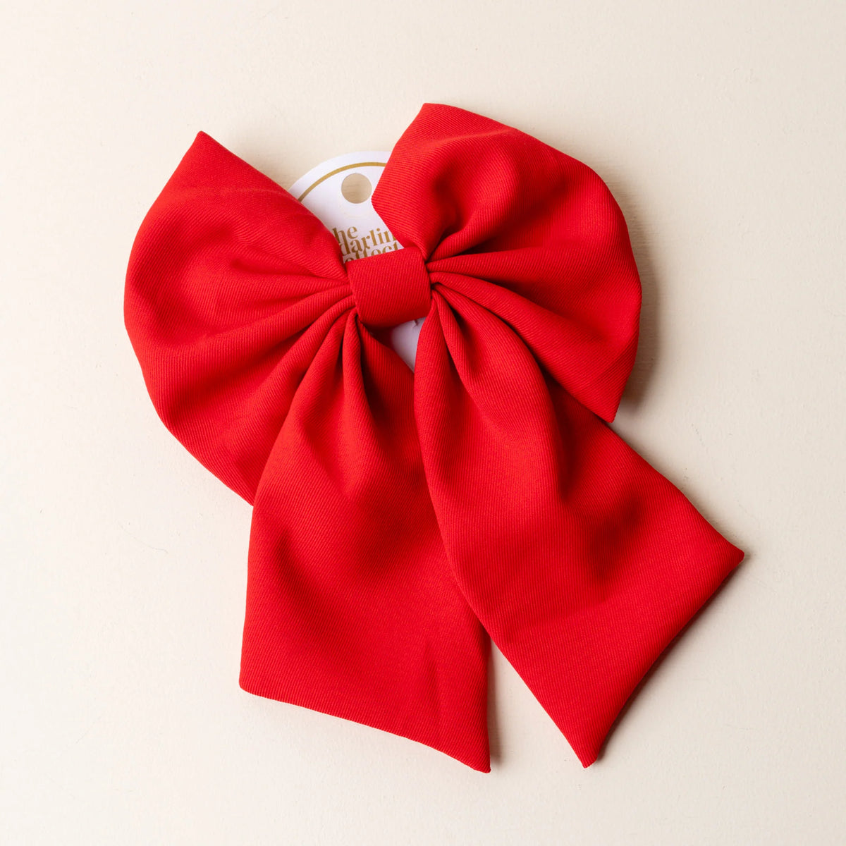 Hair Bow Red – Scarpa Alta